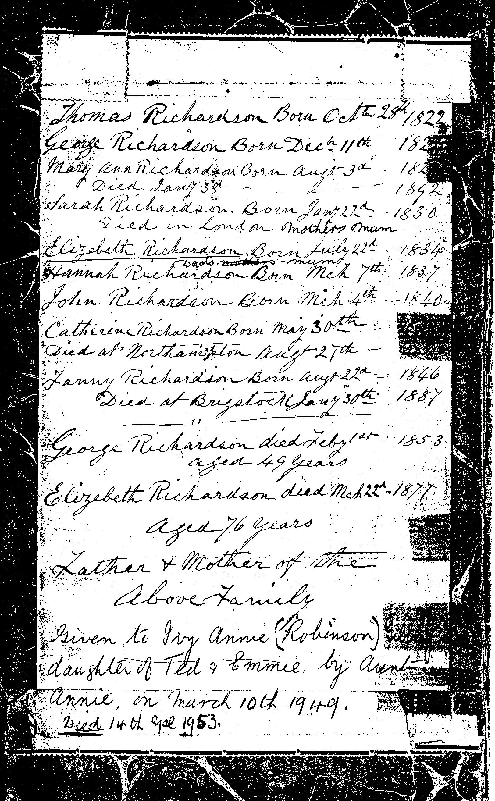 The Canada Connection | Dodson Family Tree